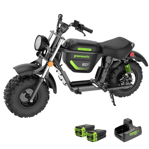 60V Mini Bike with 2 x 60V 8.0ah battery & Dual port charger