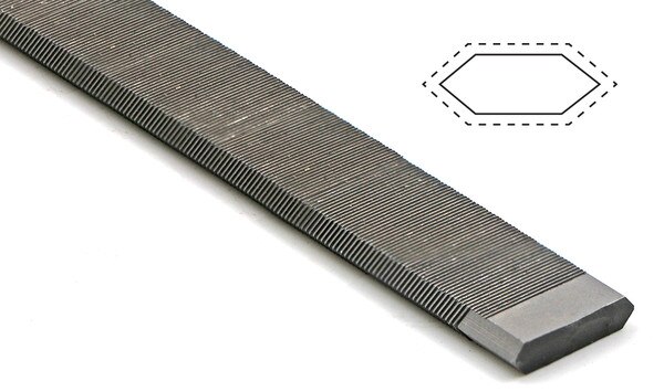 Vallorbe Double Bevelled File - 2x10x2mm | JAK Max