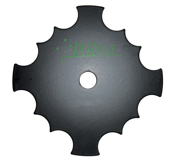 7" Scalloped Blade, 4 Tooth, 1" Bore, 1.8mm Gauge | JAK Max